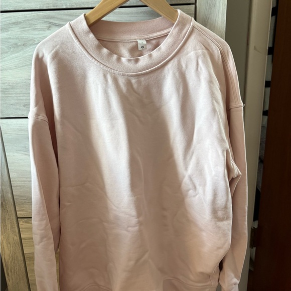 lululemon athletica | Tops | Lululemon Baby Pink Crewneck | Poshmark